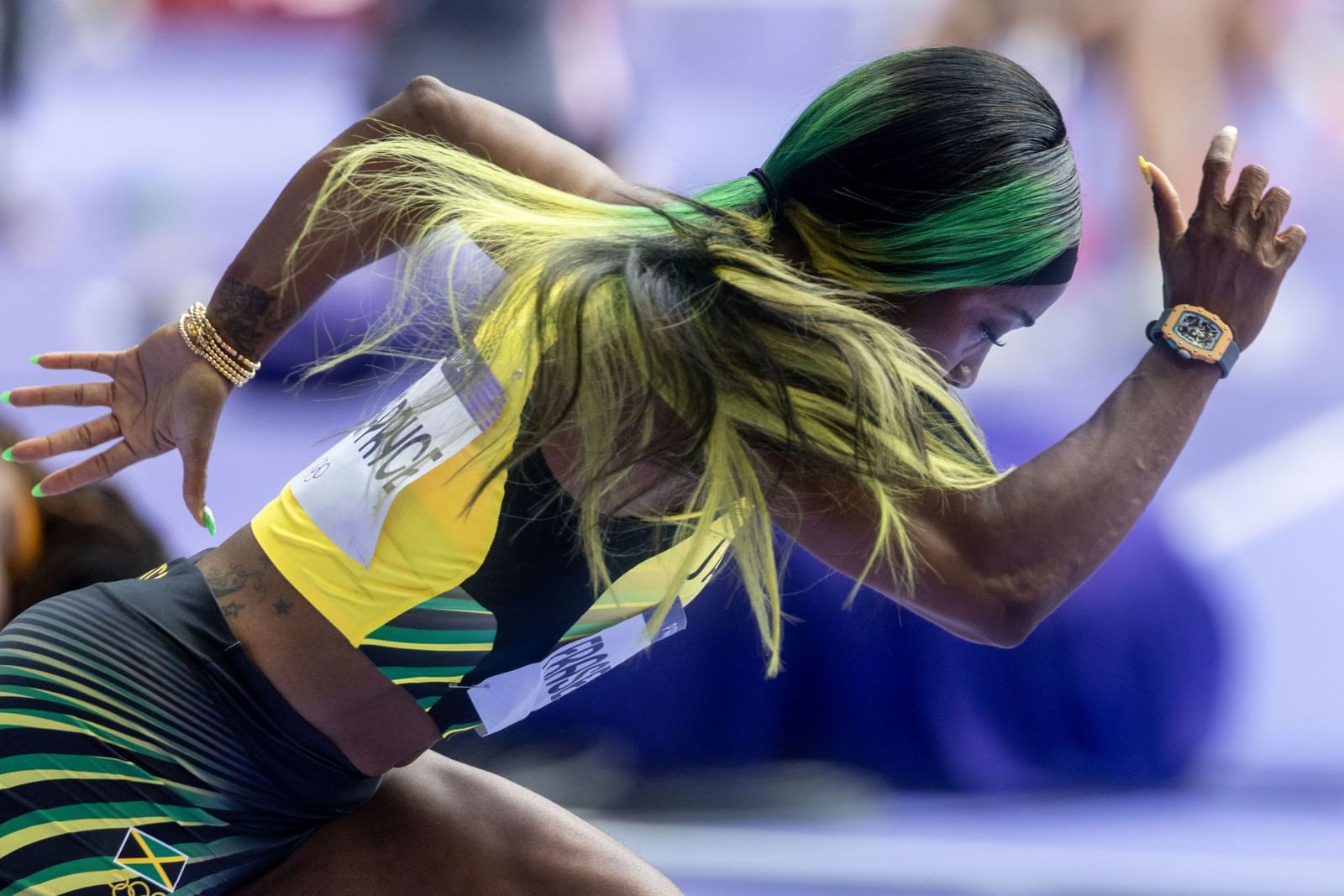 4-time Olympics medalist Shelly-Ann Fraser-Pryce withdraws from Paris 2024 seconds before 100m ...