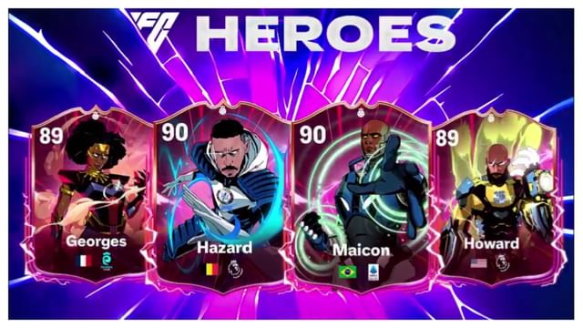 New EA FC 25 Heroes revealed: Featuring Eden Hazard, Maicon, and others