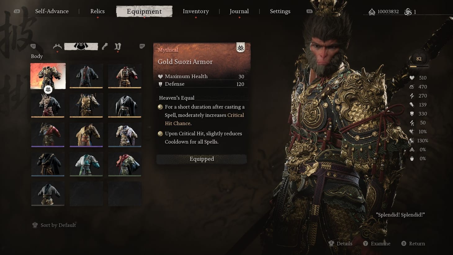 Black Myth Wukong: How to get the Gold Suozi Armor in Black Myth Wukong