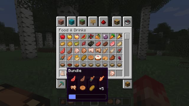 How bundles will help fix Minecraft's inventory problem?