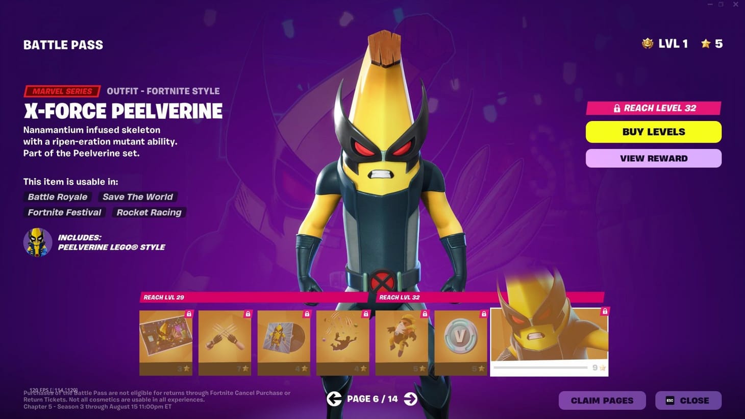Fortnite Chapter 5 Season 4 Battle Pass: Full list of every skin from ...