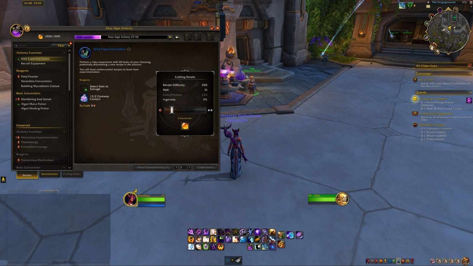 WoW The War Within Alchemy leveling guide (1-100)