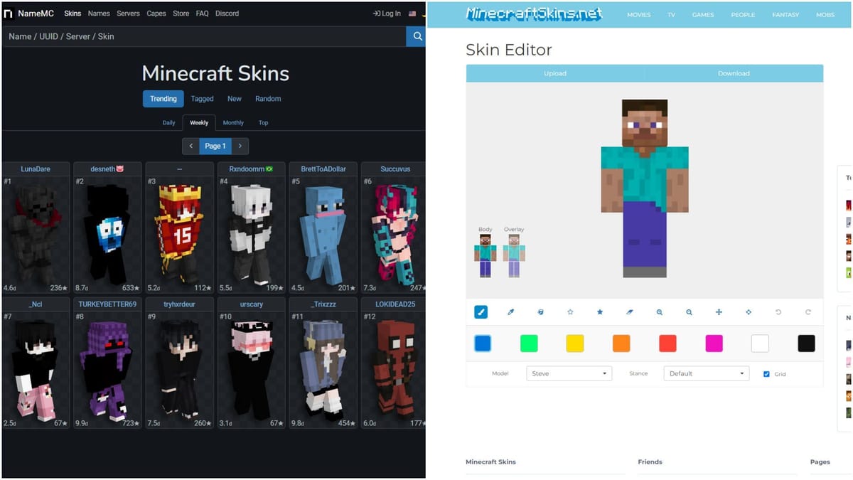 How to download and install skins in Minecraft