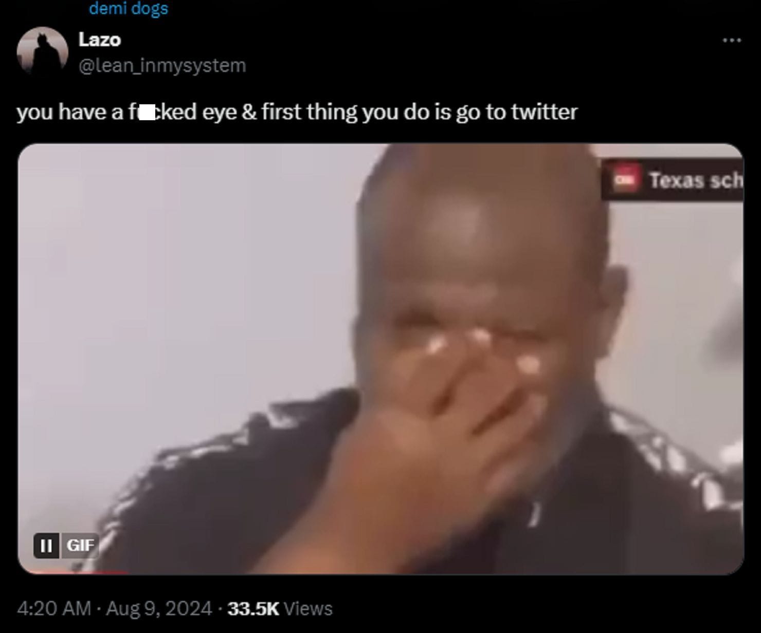 Kick streamer Demisux claims she could "lose her eye" following an ...