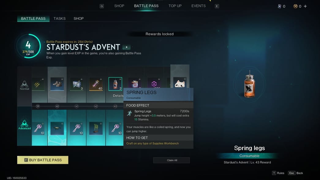 All Whim potions in Once Human, and how to get them