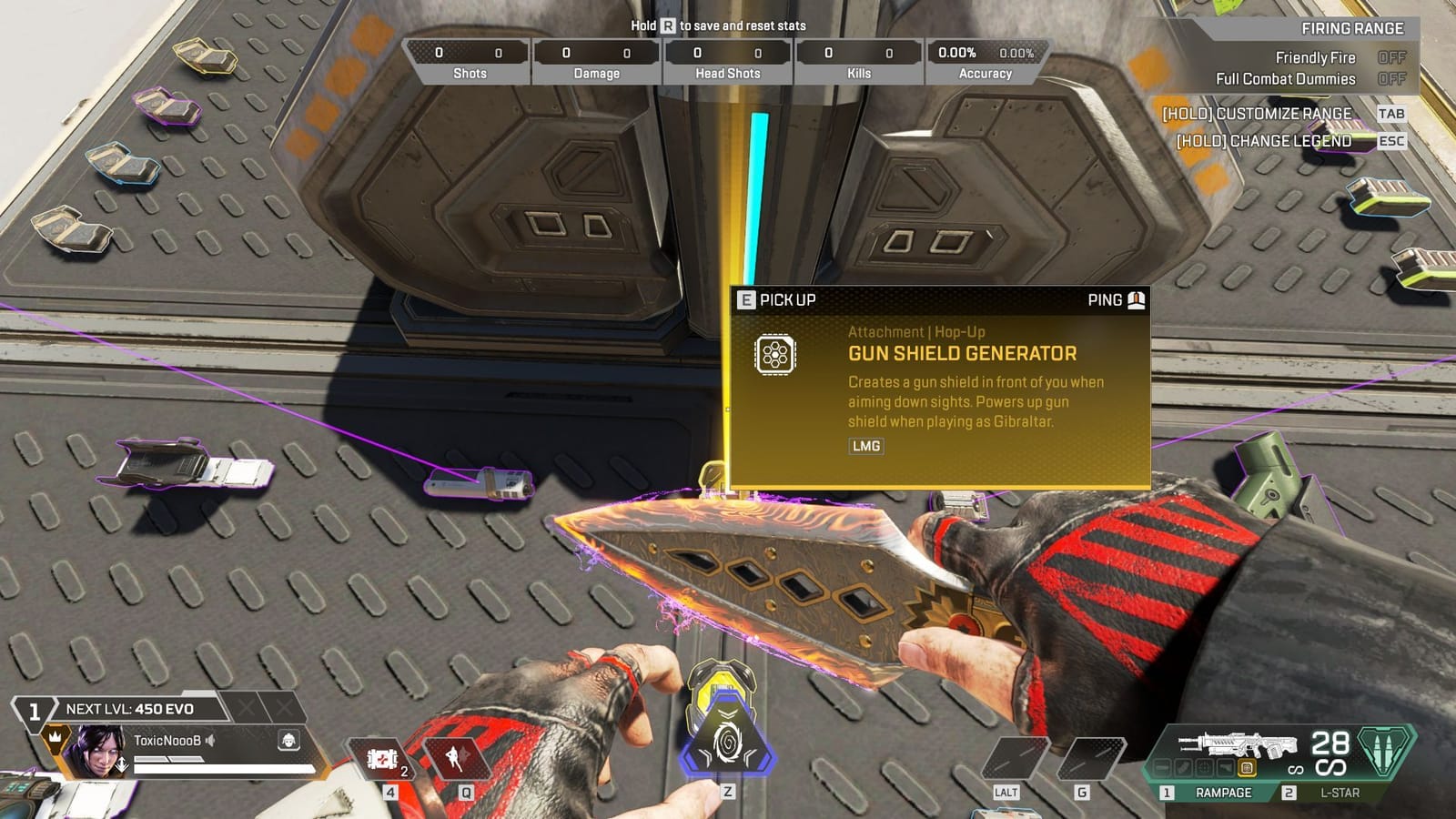 How to use Gun Shield Generator in Apex Legends