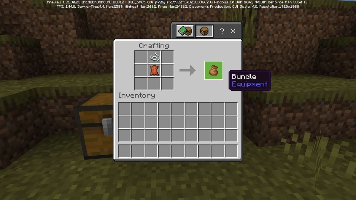 Minecraft Bedrock fans can finally try out bundles