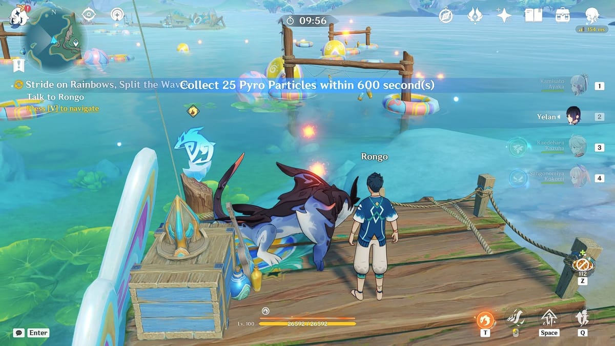 Genshin Impact Stride on Rainbows, Split the Waves quest guide