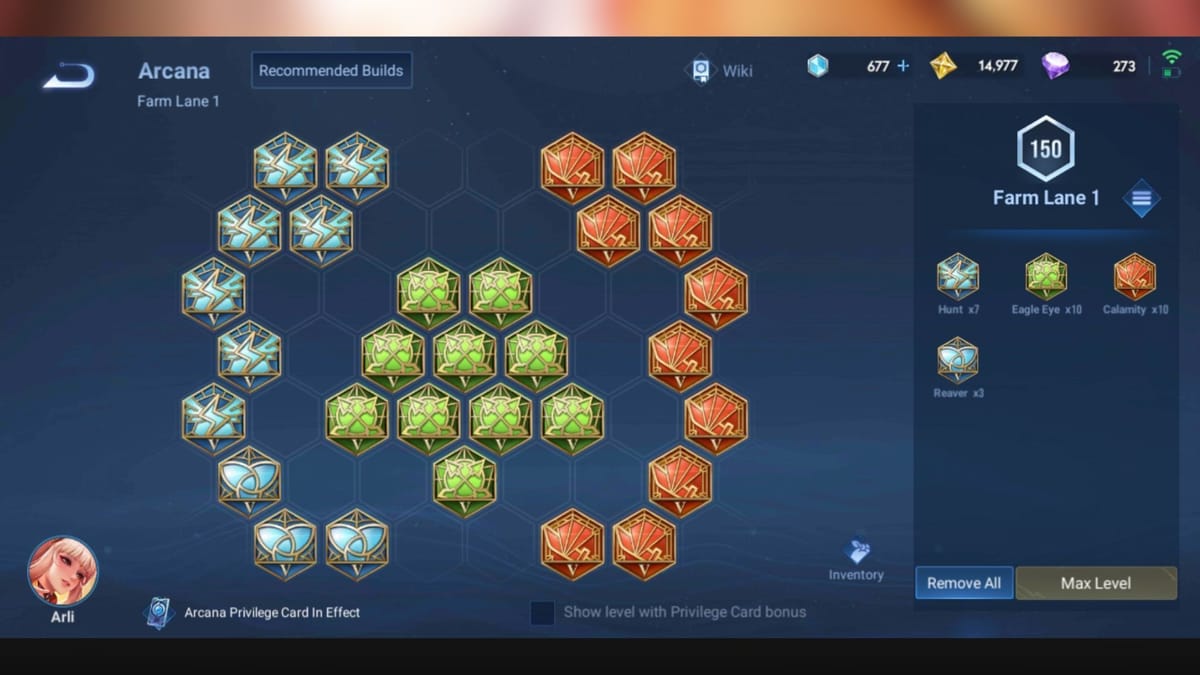 Arli build in Honor of Kings: Best Equipment, Arcanas, Battle Spell ...