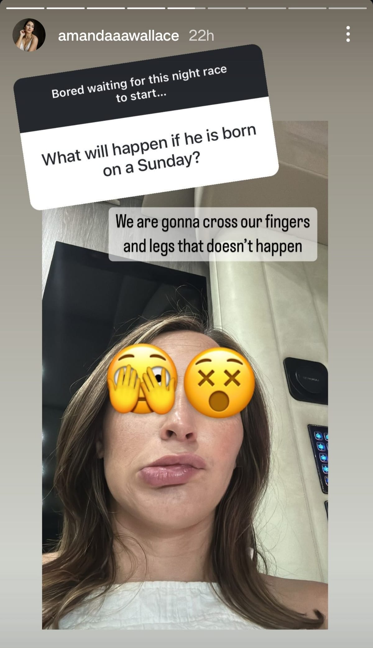 "Gonna cross our fingers and legs" - Bubba Wallace's wife Amanda hopes ...