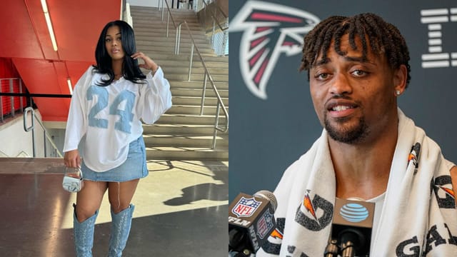 A.J. Terrell's girlfriend Haley has her say on Falcons CB's monster ...