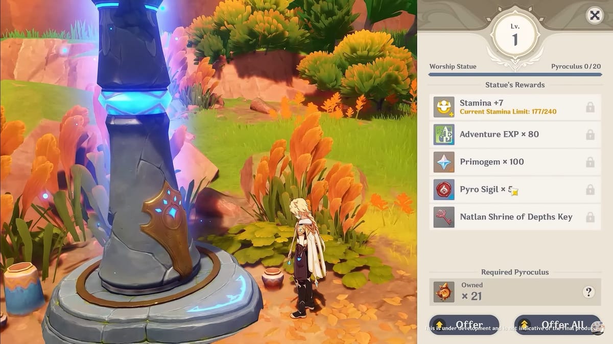 Genshin Impact 5.0 Shrine of Depths locations