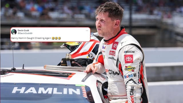 “Denny Hamlin caught cheating again” - NASCAR world share their opinion ...