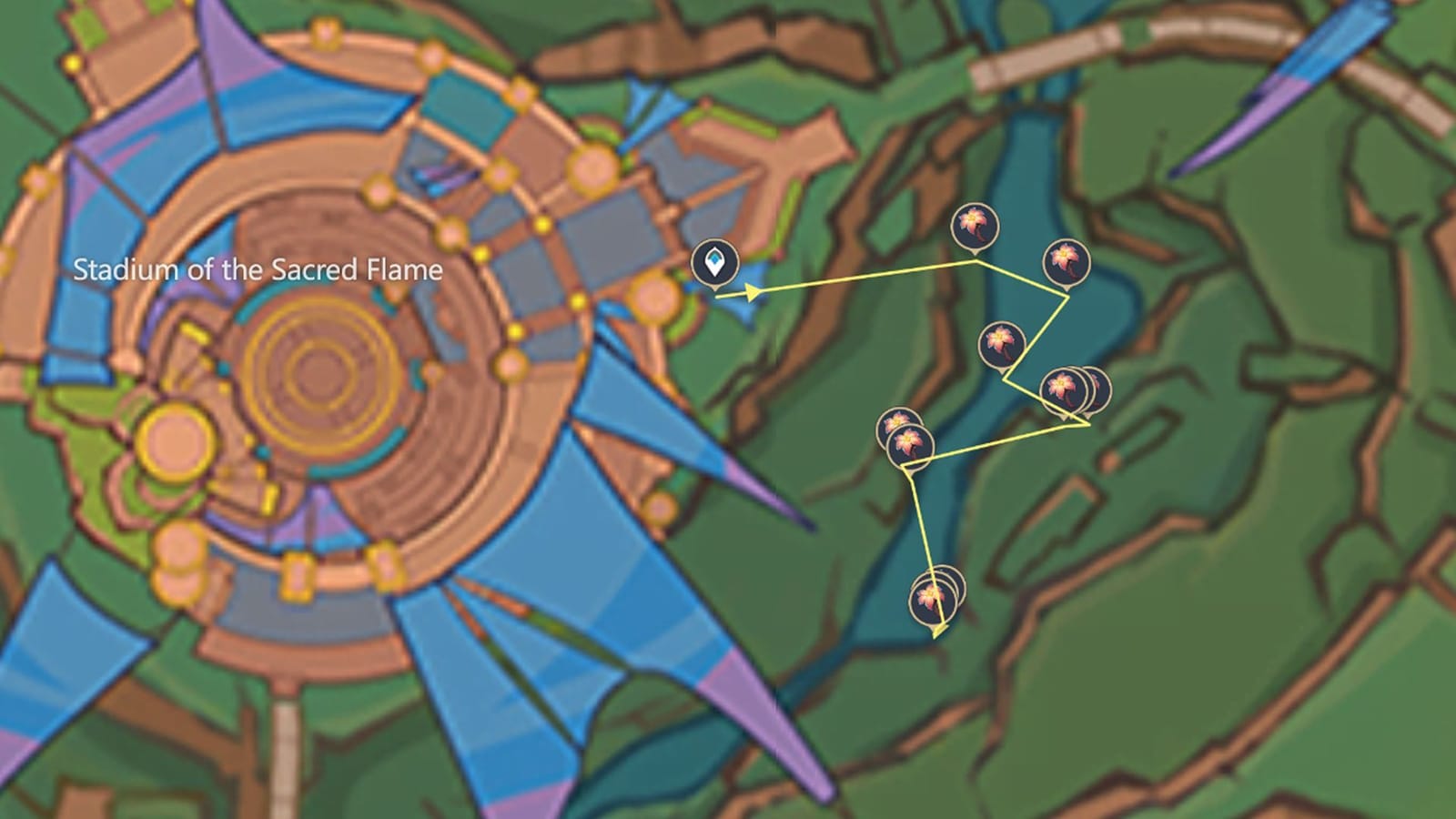 Genshin Impact Brilliant Chrysanthemum locations and farming routes