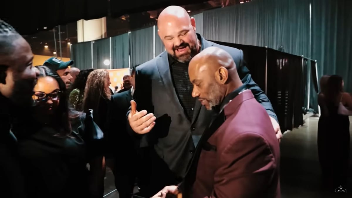 In pictures: Brian Shaw's hilarious appearance with Mr. Olympia