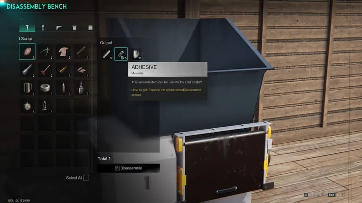 How to get Adhesive in Once Human