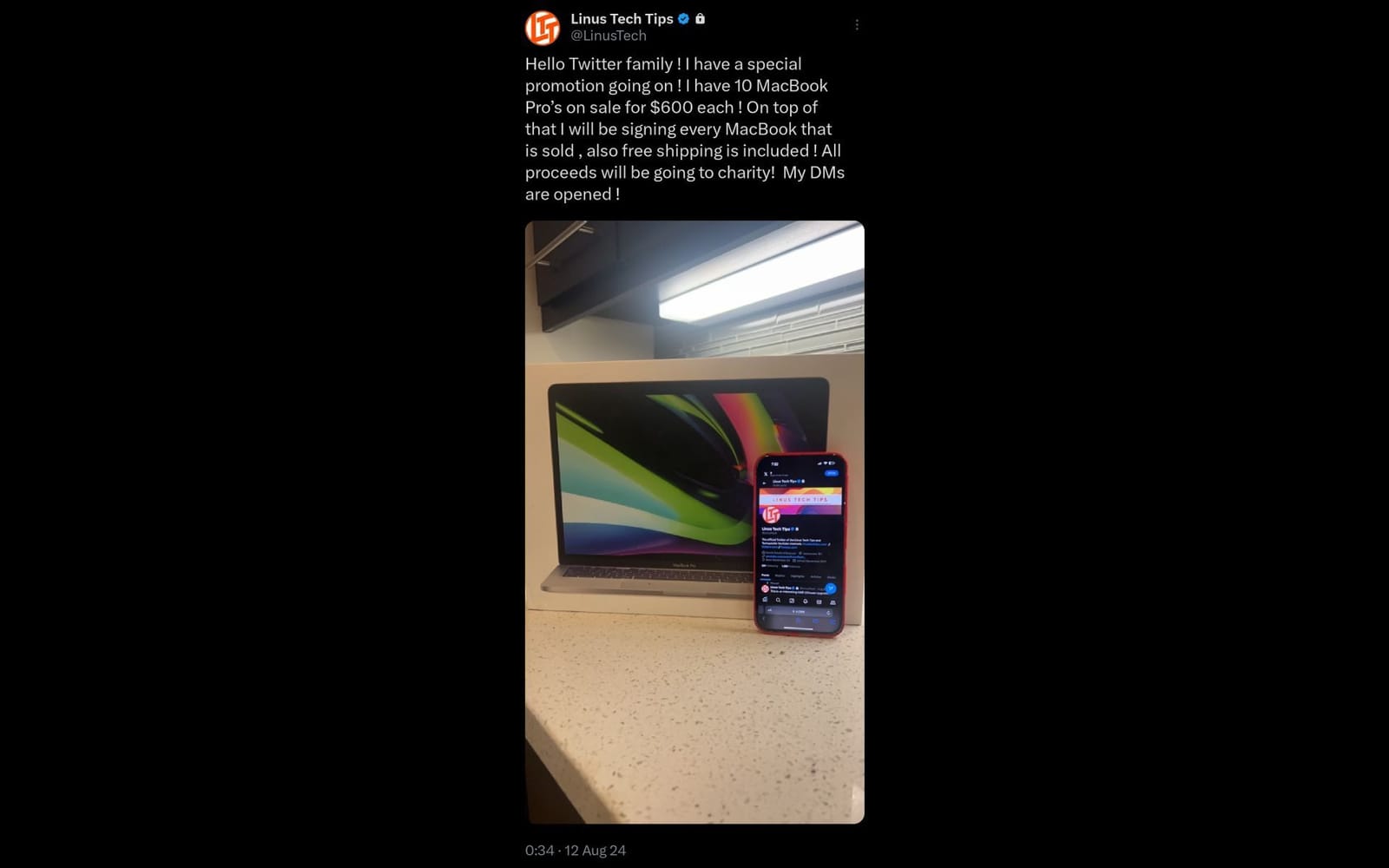 Linus Sebastian responds after Linus Tech Tips' official X account got ...