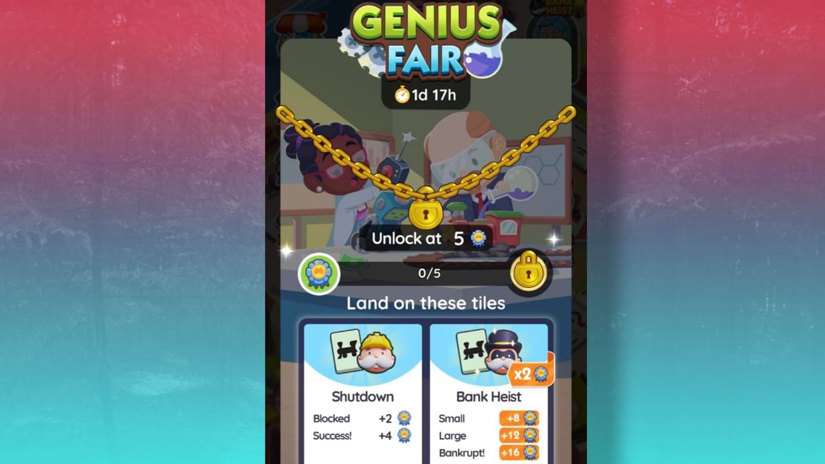 Monopoly Go Genius Fair: All rewards and how to get badges