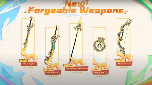 How to get Natlan craftable weapons in Genshin Impact