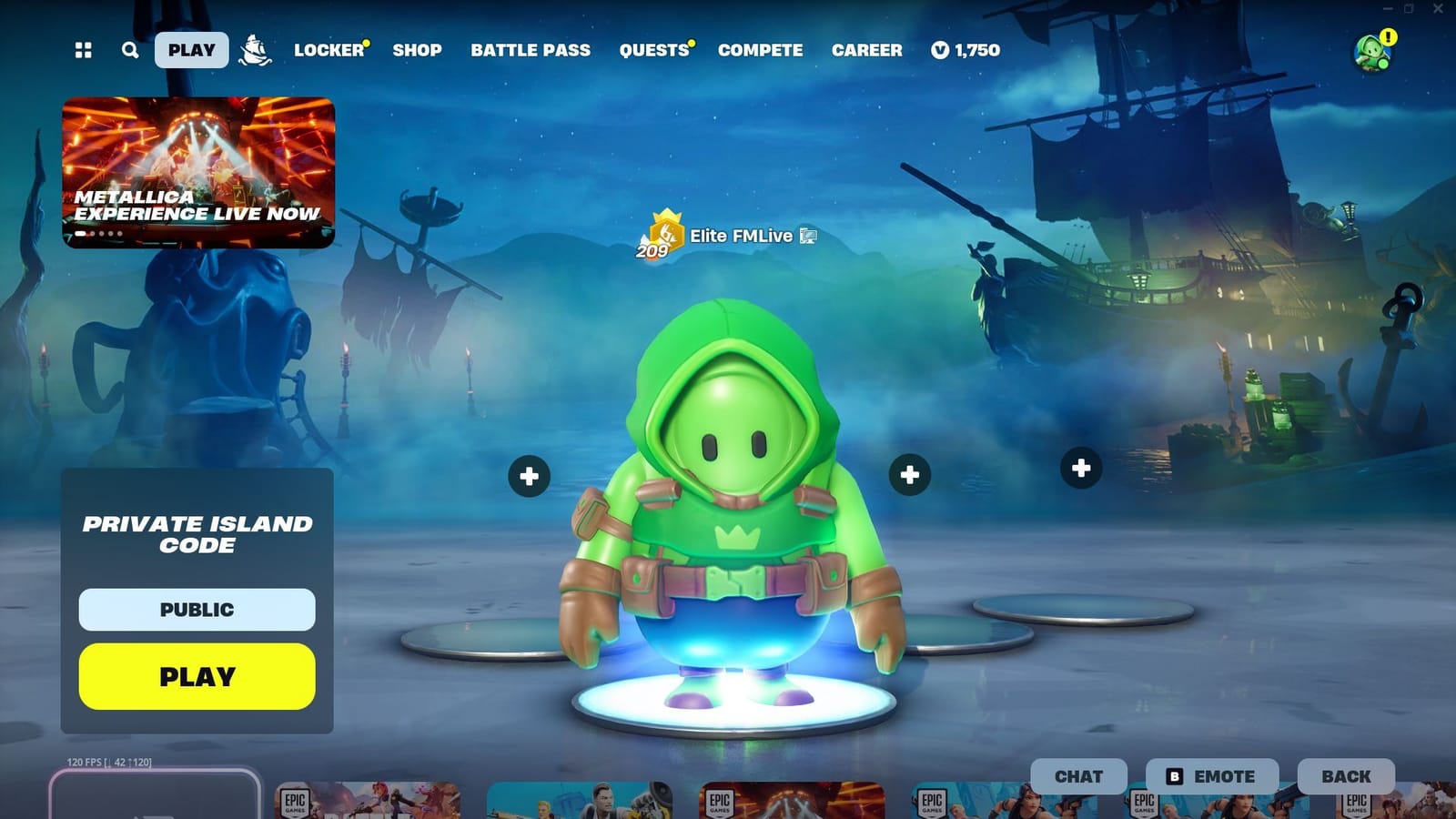 How to see Fortnite Fall Guys skins early