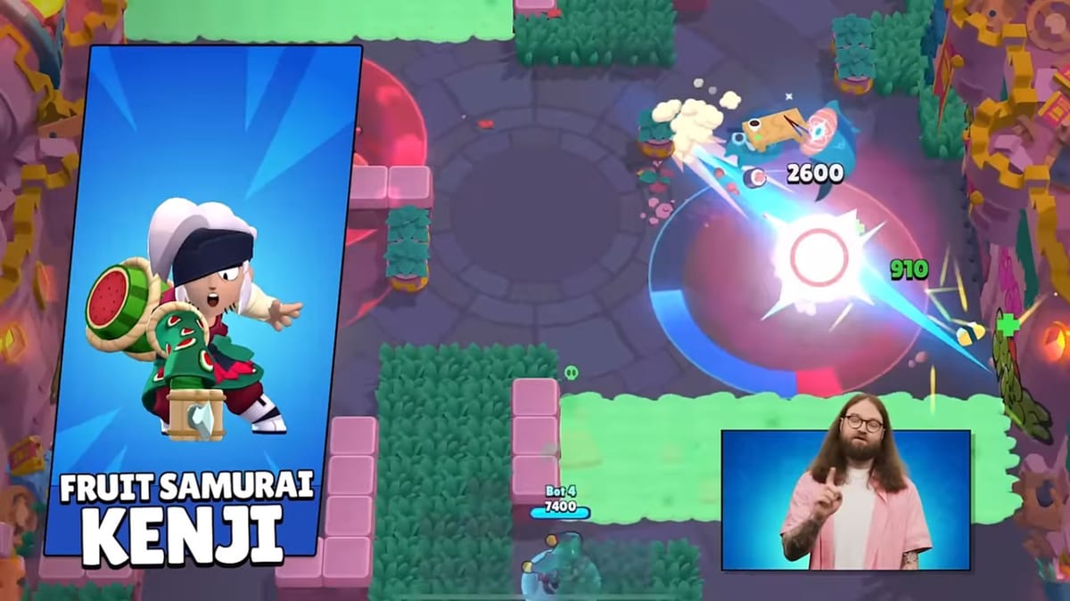 Kenji in Brawl Stars: Main attack, Super, and more