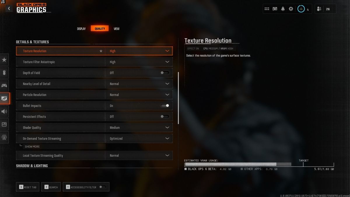Best graphics settings for maximum FPS in Black Ops 6