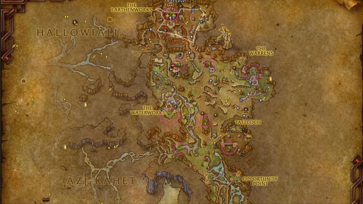 All Skyriding Glyph locations in WoW The War Within