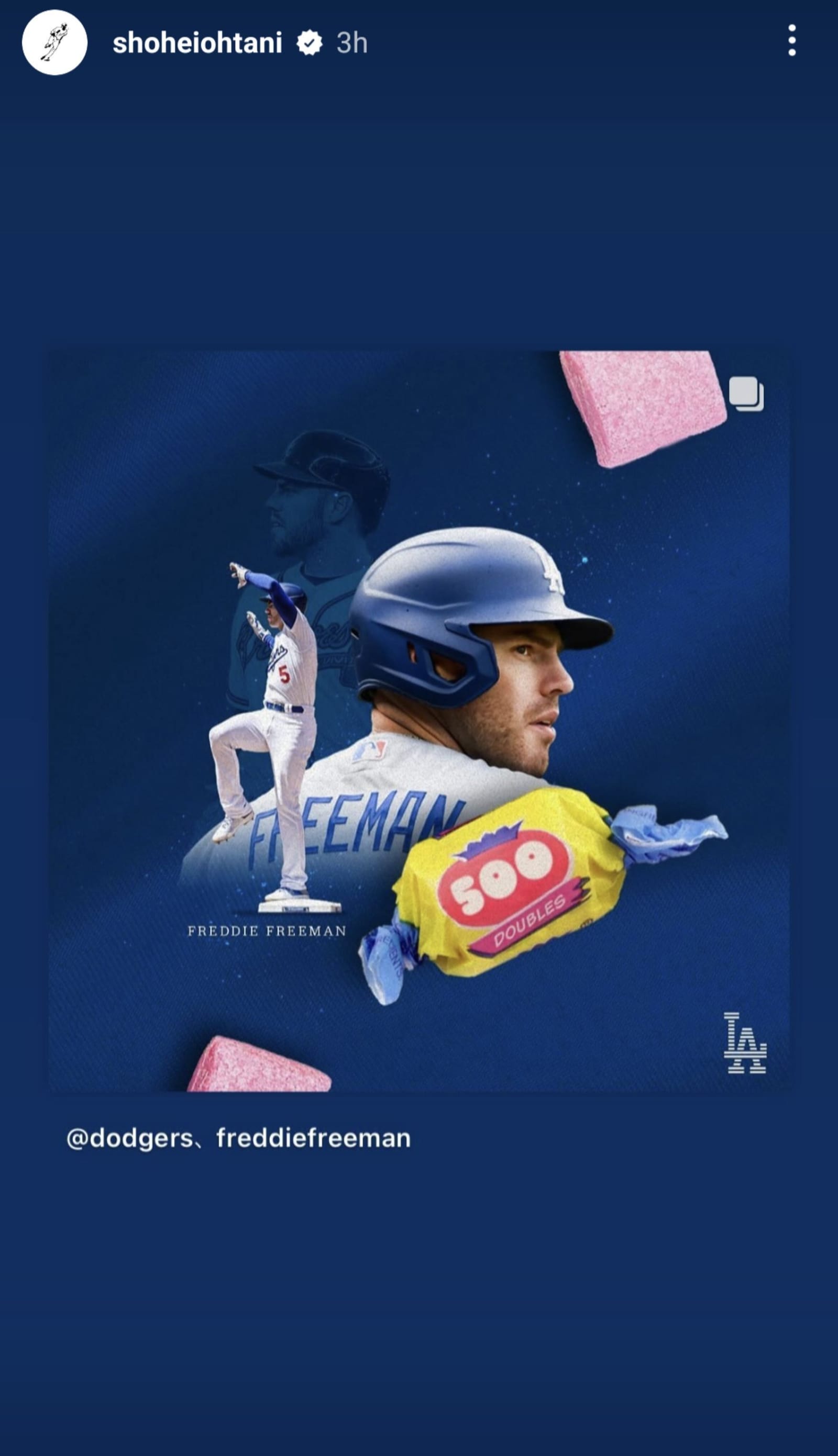 Shohei Ohtani highlights teammate Freddie Freeman's historic milestone ...