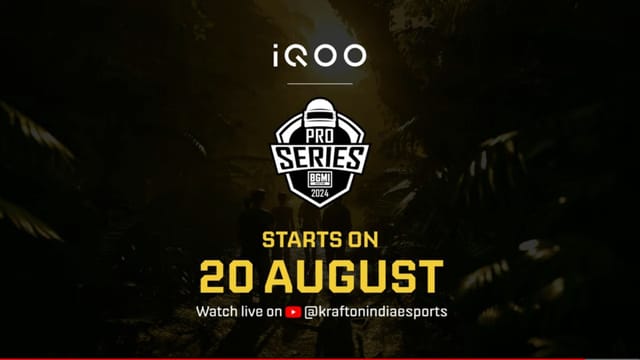 Battlegrounds Mobile India Pro Series (BMPS) 2024 to start on August 20