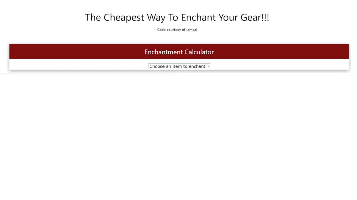 How to use Minecraft enchant calculator