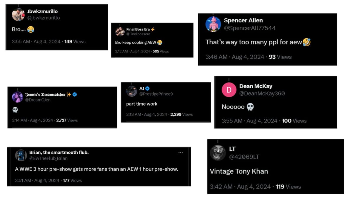 "WHAT'S MICHAEL COLE DOING AT AEW ALL IN?" - Fans erupt after ...