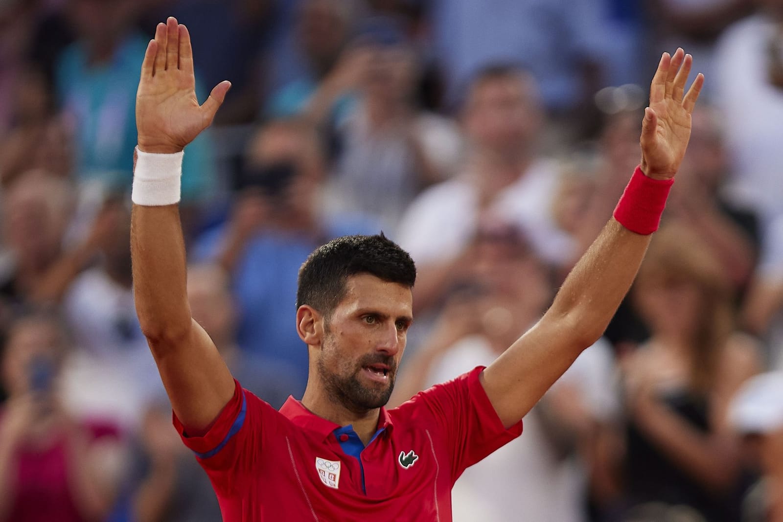Novak Djokovic's wife reacts to his Paris SF victory as the Serb enters ...
