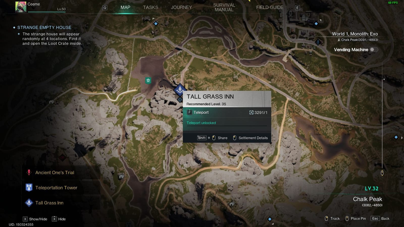 Complete Once Human fish list (1.1)