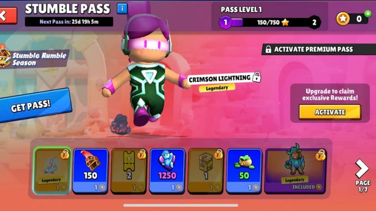Stumble Guys Stumble Rumble Pass: All rewards, price, and more