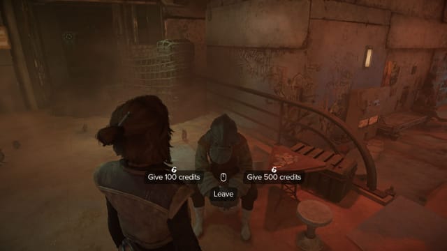 Should you give money to the gambler in Star Wars Outlaws?