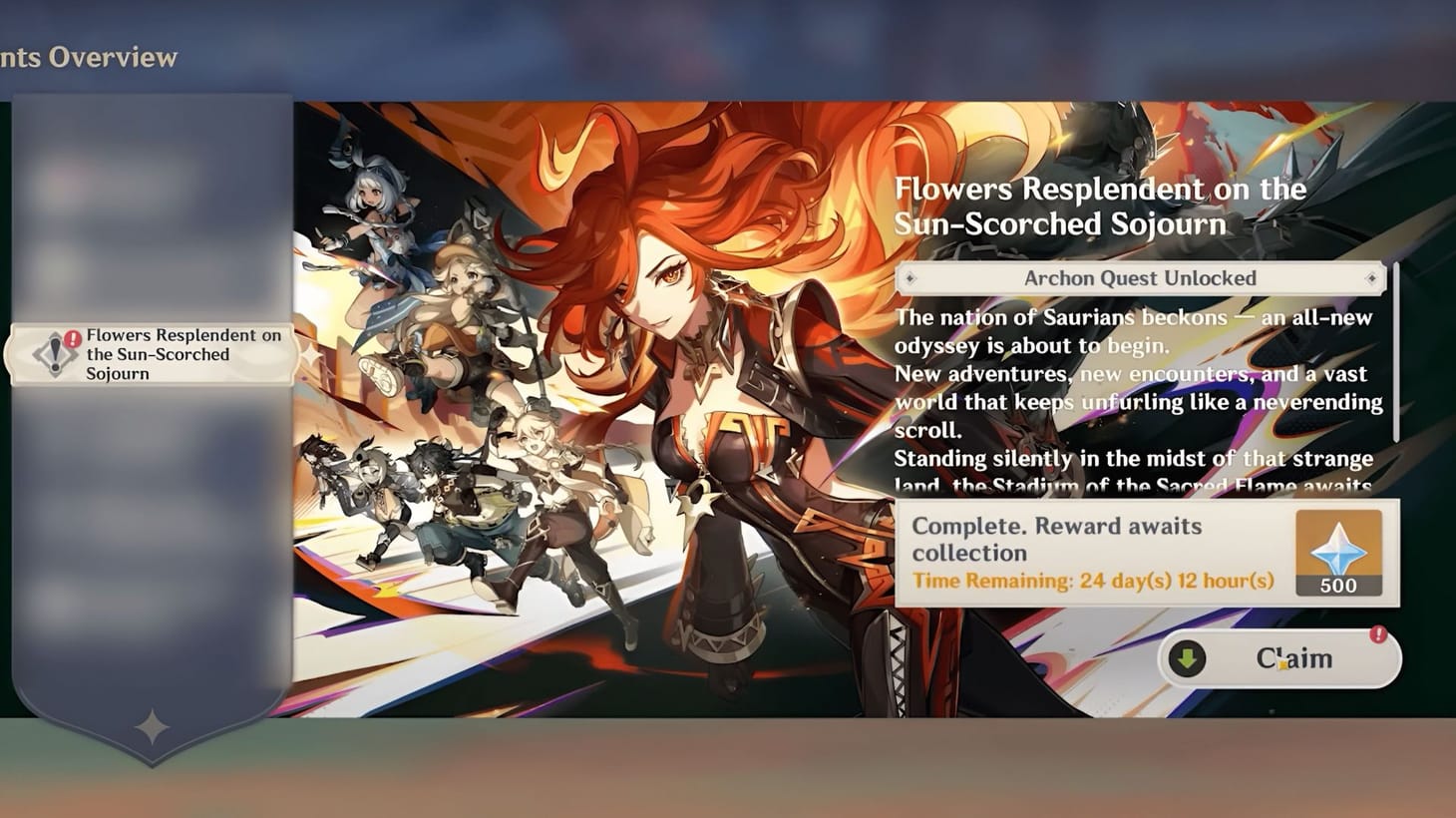 Genshin Impact 5.0 Archon quest unlock criteria, new rewards, total ...