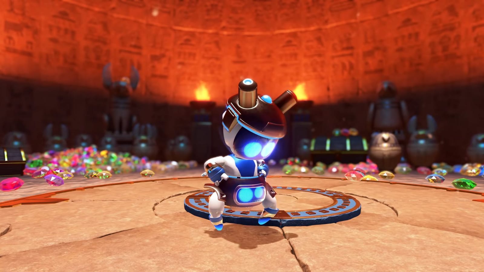 Astro Bot: Astro Bot Hieroglitch Pyramid level walkthrough: All bots ...