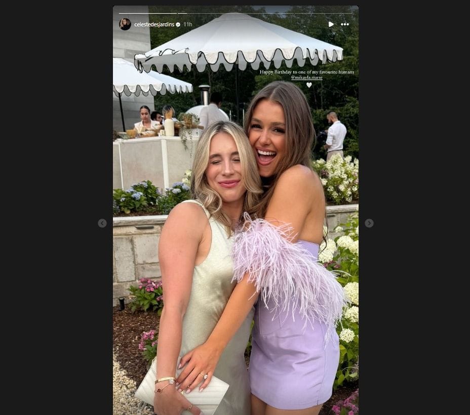 In Photos: Leon Draisaitl's fiancee Celeste Desjardins attends Darnell ...