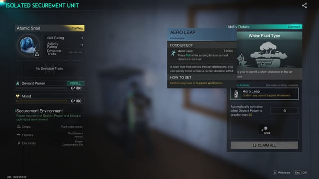 How to get Atomic Snail in Once Human