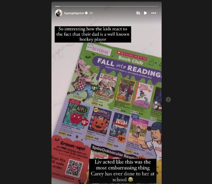 Carey Price’s wife Angela Price posts the reaction of their kids to dad ...