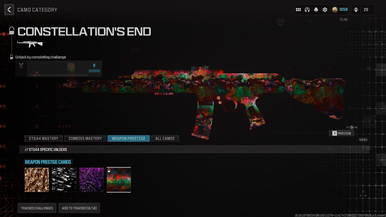 How to unlock the Constellation’s End camo in MW3 and Warzone