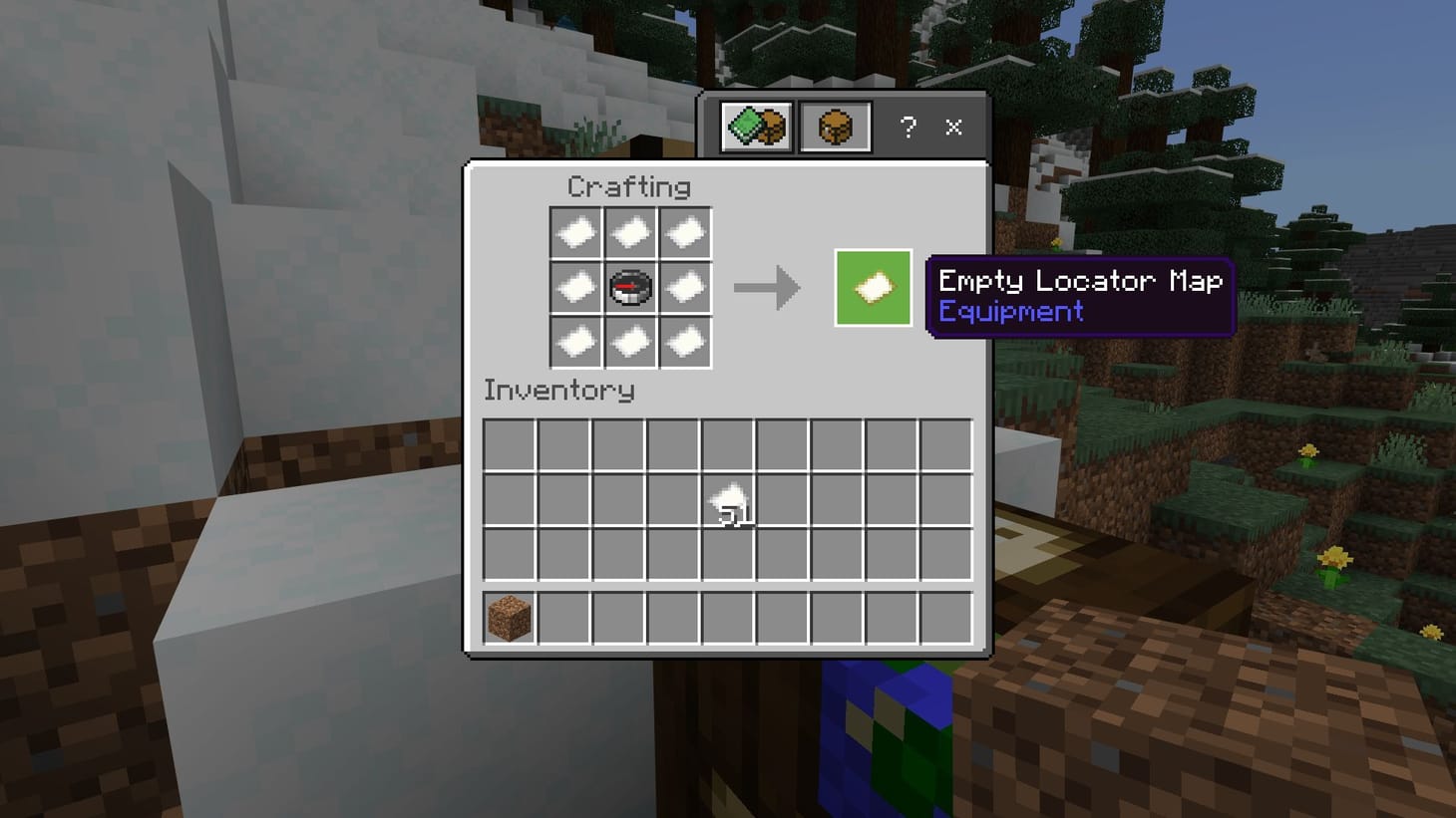 How to make a locator map in Minecraft