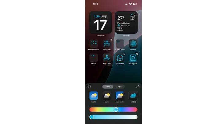 How to customize the home screen in iOS 18