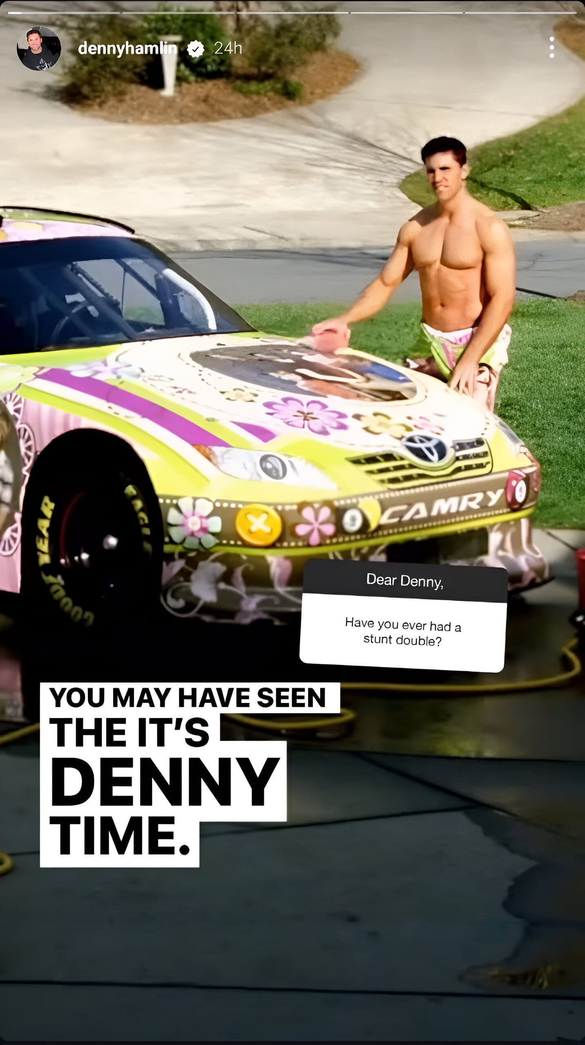 "I'm glad that guy went to the gym": $65M-worth Denny Hamlin shares ...