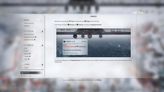 How to Stockpile Food for the Whiteout in Frostpunk 2