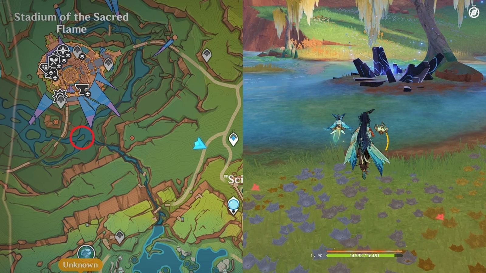 Genshin Impact Shattered Night Jade locations and where to use it