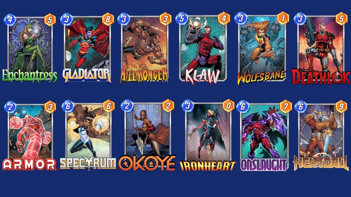 5 best Marvel Snap Gladiator decks
