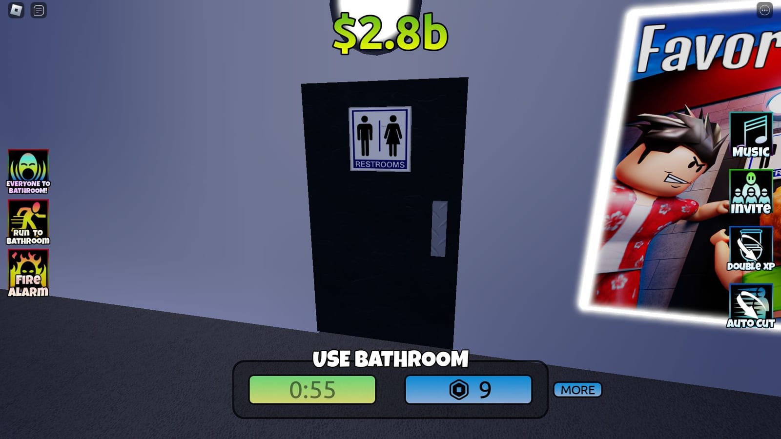 Bathroom Line Simulator Update 3: VIP Pass, new areas, and more