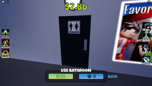 Bathroom Line Simulator Update 3: VIP Pass, new areas, and more