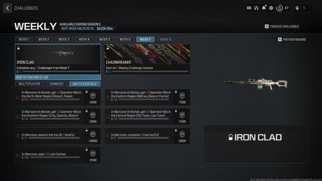 How to unlock the Iron Clad Weapon Blueprint for free in MW3 and Warzone